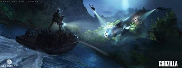 Godzilla (2014) Concept Art - Art From Film