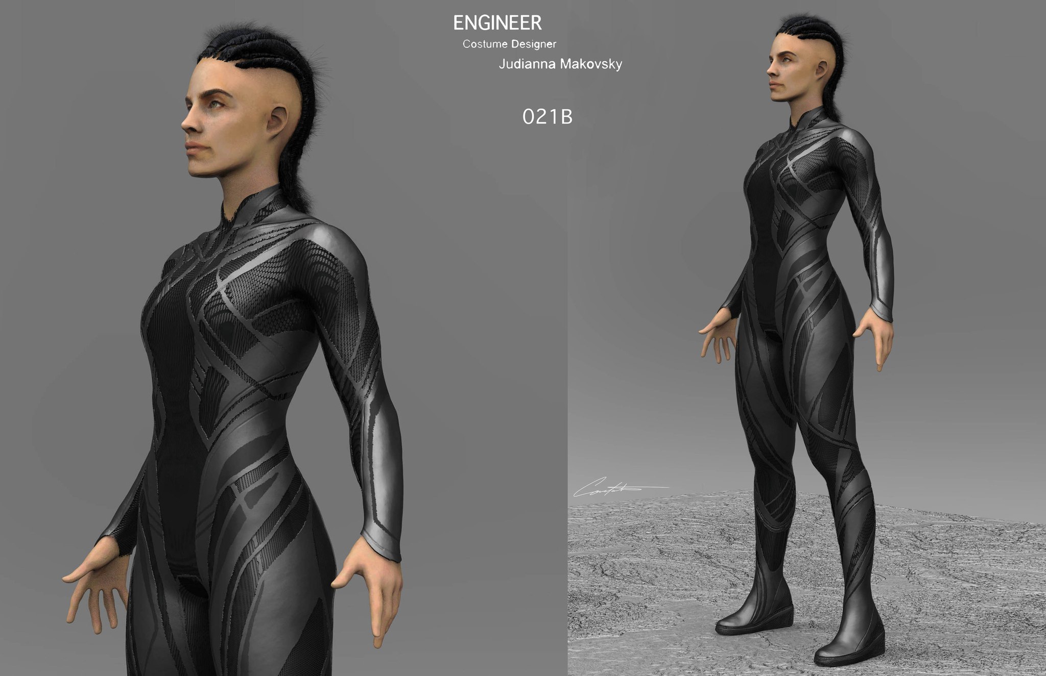 Presenting official concept art for the character The Engineer, as she ...