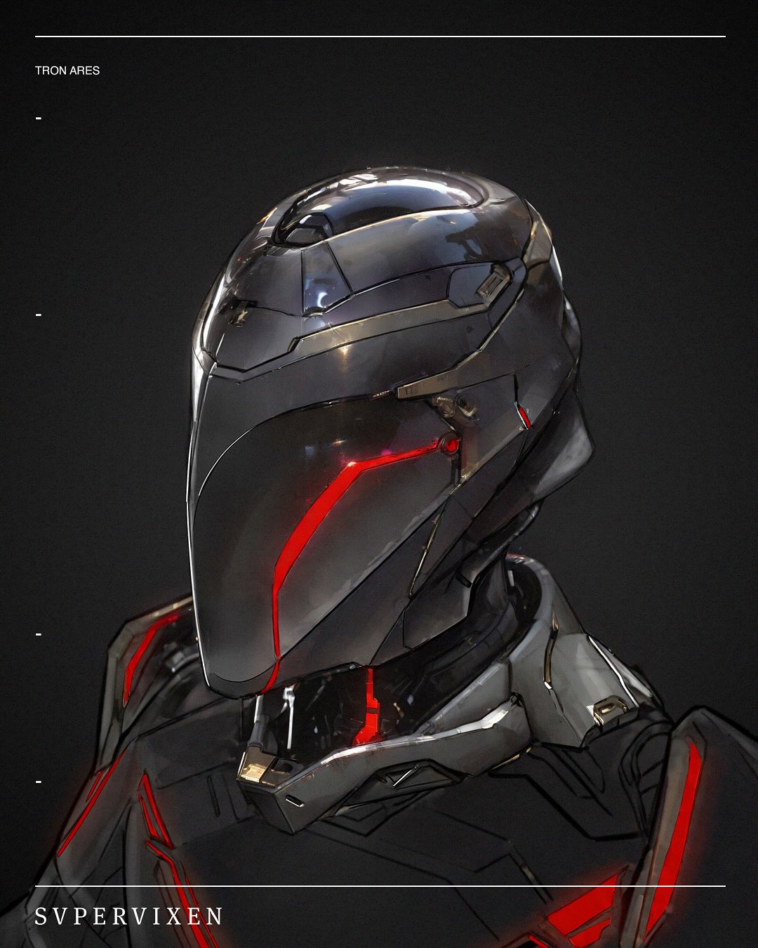 Dillinger Soldiers – Helmet Concept Design from Tron: Ares movie. - Art ...